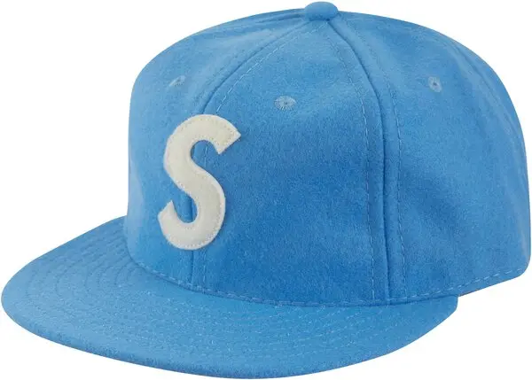 Supreme Ebbets S Logo Fitted 6-Panel - Light Blue | Editorialist